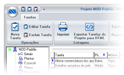 CAD/TQS 15 - Tarefas de Projeto